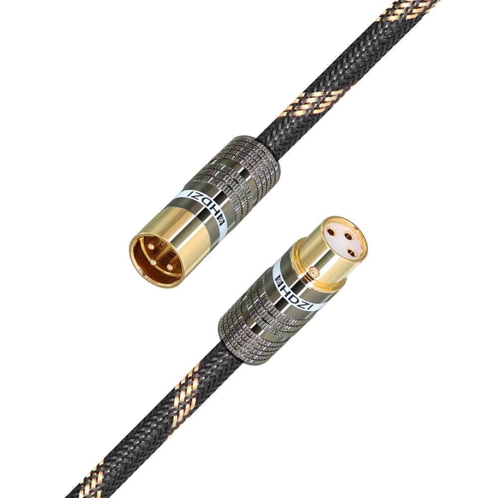XLR Cable, Braided Balanced XLR Cable, with Oxygen Free Copper ...