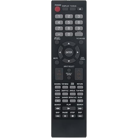 Amazon.com: 076R0SC011 Replace TV DVD Combo Remote Control fit for ...