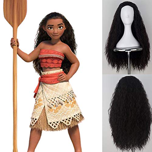 Amazon.com : Blue Bird Moana Cosplay Wigs for Girls Halloween Party ...
