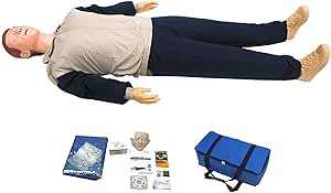 DHliIQQ CPR Simulator Training Model Kit, Professional Adult Full Body ...