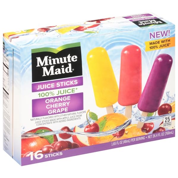Amazon.com: Minute Maid, Orange Cherry Grape Juice Sticks, 26.4 Fl Oz ...