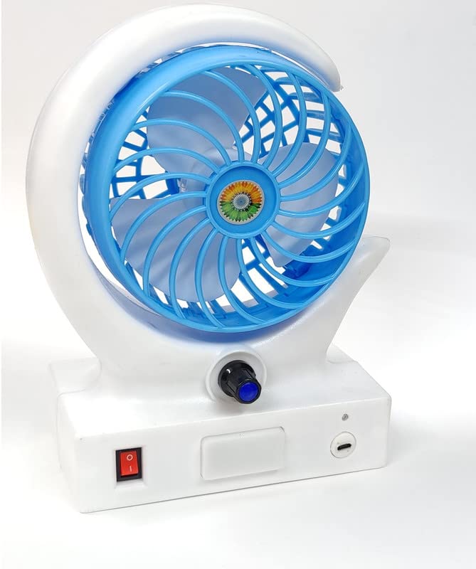 Erh India 1 Pc Smart Portable Mini Fan Rechargeable Folding Fan with ...