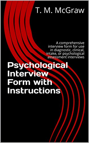 Amazon | Psychological Interview Form with Instructions: A ...