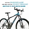 Buy Vaux Battle 518 Gear Cycle with 21 Speed Gear & Double Disc Brakes Mountain Bike, 26T Gear ...