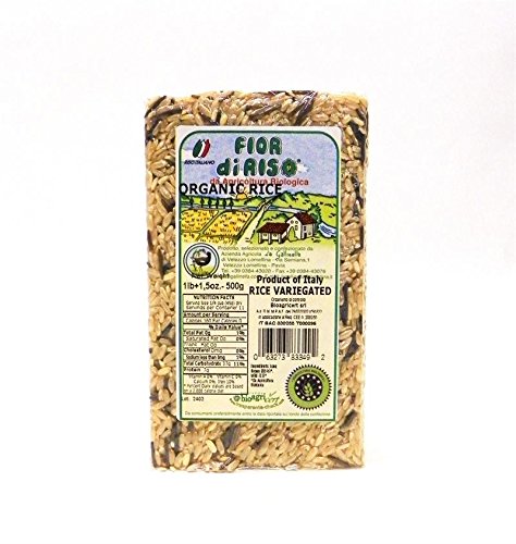 Amazon.com : Fior di Riso Organic Variegated Rice, 16 oz : Gourmet Food ...