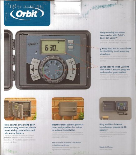 Orbit 6-station Indoor/outdoor Sprinkler Timer Model 27896