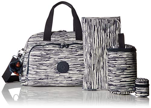 Kipling Camama Diaper Bag, Stroller Clips, Insulated Bottle Holder, Zip ...