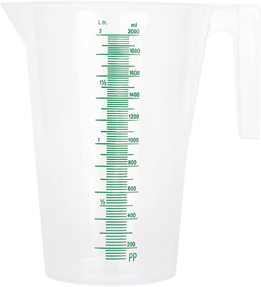 Amazon.com: GROWDOTS 2000ml Measure Pitcher Food Grade Plastic ...