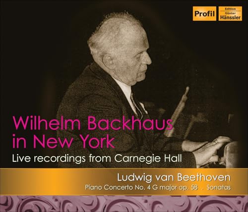 Amazon.com: Backhaus, Wilhelm: Live recordings from Carnegie Hall (New ...