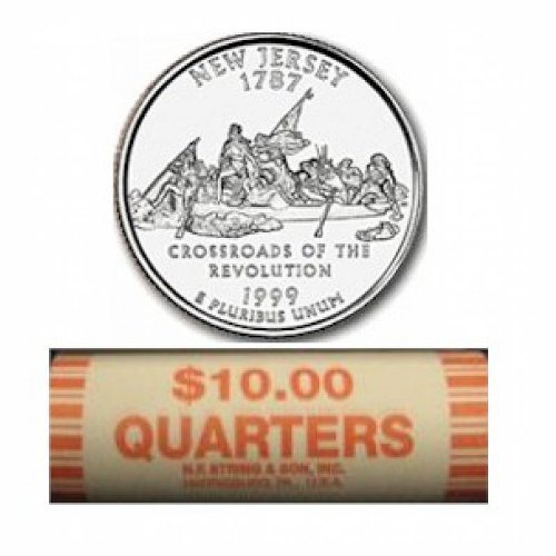 United States Mint New Jersey State Quarter Roll CDQTRNJDR at Amazon's ...