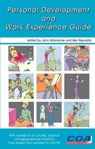 Personal Development and Work Experience Guide: John Mainstone ...