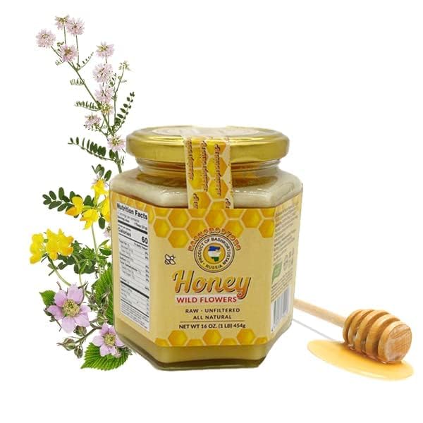 Miel de flores silvestres de Bashkirian OrganiC Heaven Wild Flowers ...