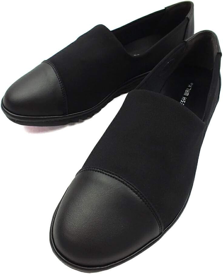 Amazon | [REFRESH WALK] [リフレッシュウォーク] ハイテクノロジー コンフォートパンプス 3E レディース 22.0cm ブラック | パンプス