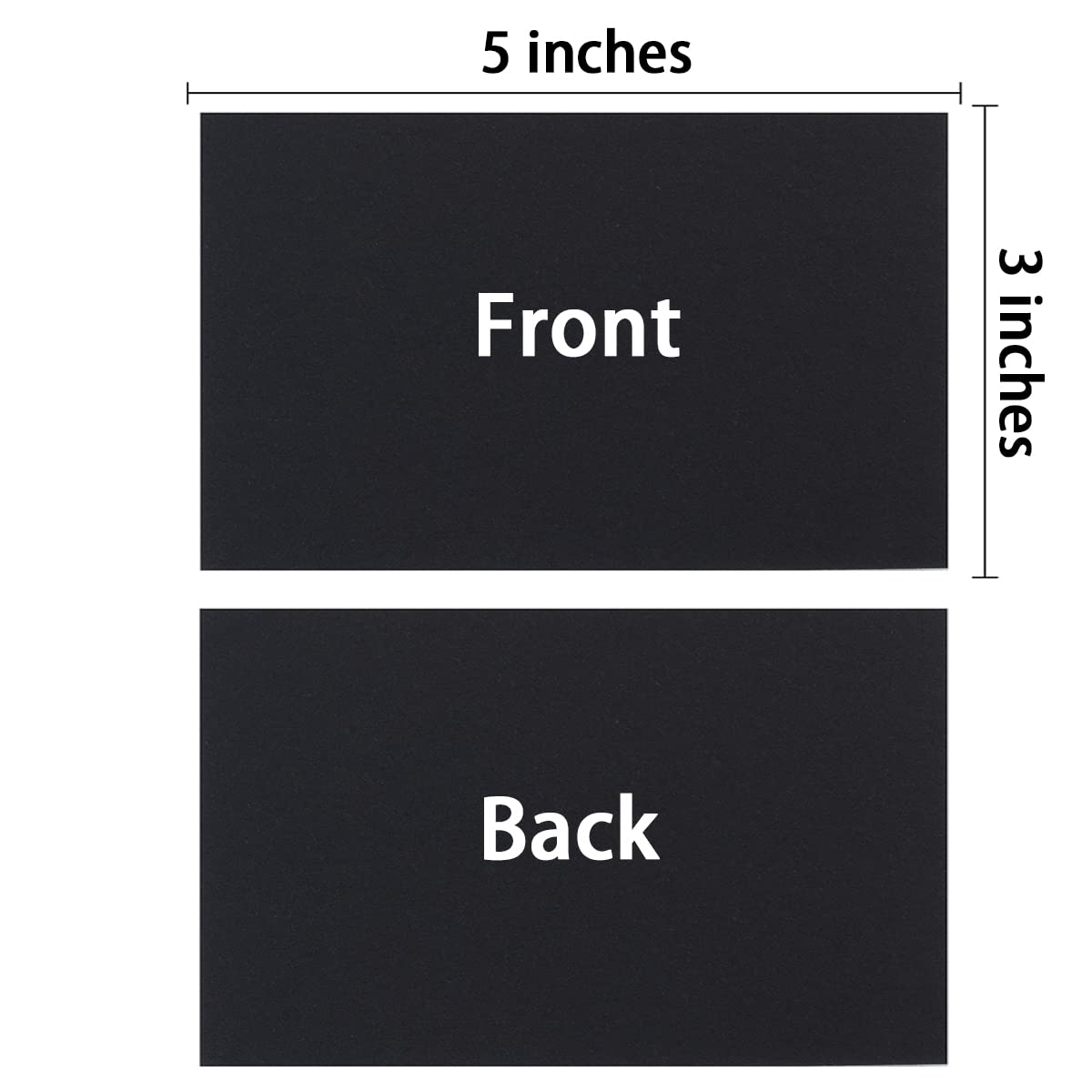 Snapklik.com : 100 Pack Thick Paper Cardstock Blank Heavy Cards Stock ...