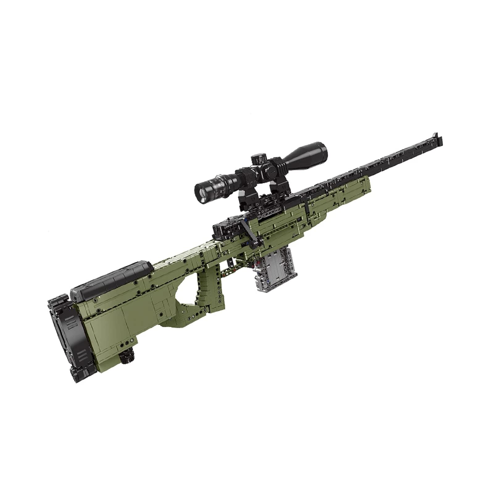 Buy Sniper Toy Building Blocks for Kids and Aldult, Functioning Bolt ...