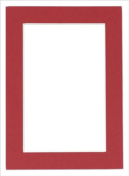 Amazon.com: 4x6 Mat for 5x7 Frame - Precut Mat Board Acid-Free Show Kit ...