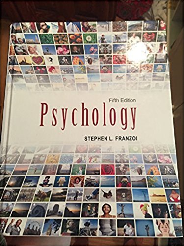 Psychology 5e 5th Fifth Edition By Stephen L. Franzoi Loose-Leaf (Book ...