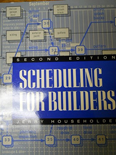 Scheduling for Builders: Householder, Jerry: 9780867183535: Amazon.com ...
