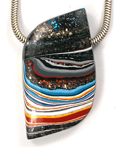 Amazon.com: DVH Hydrostream Fordite Boat Paint Freeform Focal Bead ...