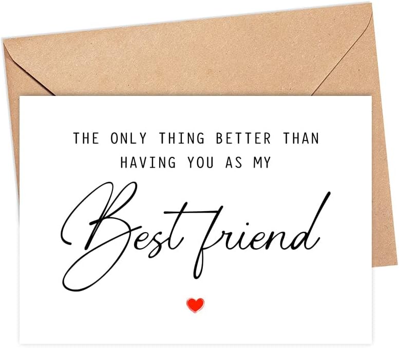 Amazon.com : Best Friend Pregnancy Congratulation Card, Bestie Pregnant ...