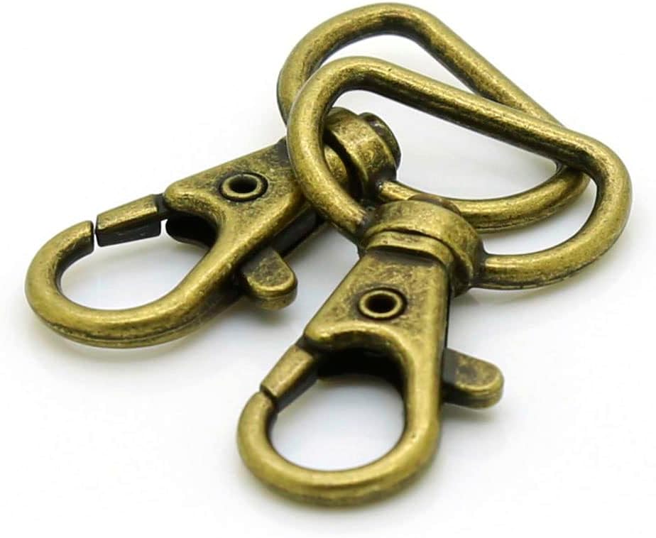 COTOWIN 3/4" Curved Lobster Clasps Swivel Trigger Clips Snap,Pack of 20 ...