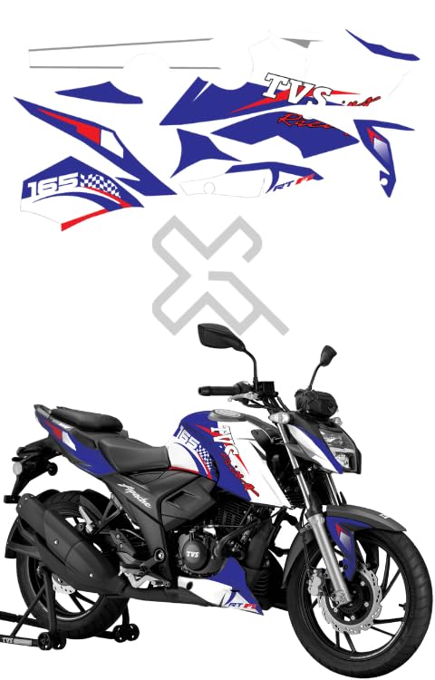 Grayfixx Apache 200 4V Sticker | Apache 180 4V Full Decals : Amazon.in ...