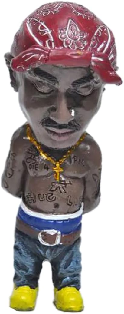 Amazon.com: Hip Hop Resin Statue Music Artist Sculpture Decoration! 4.1 Inches Rap Legend ...