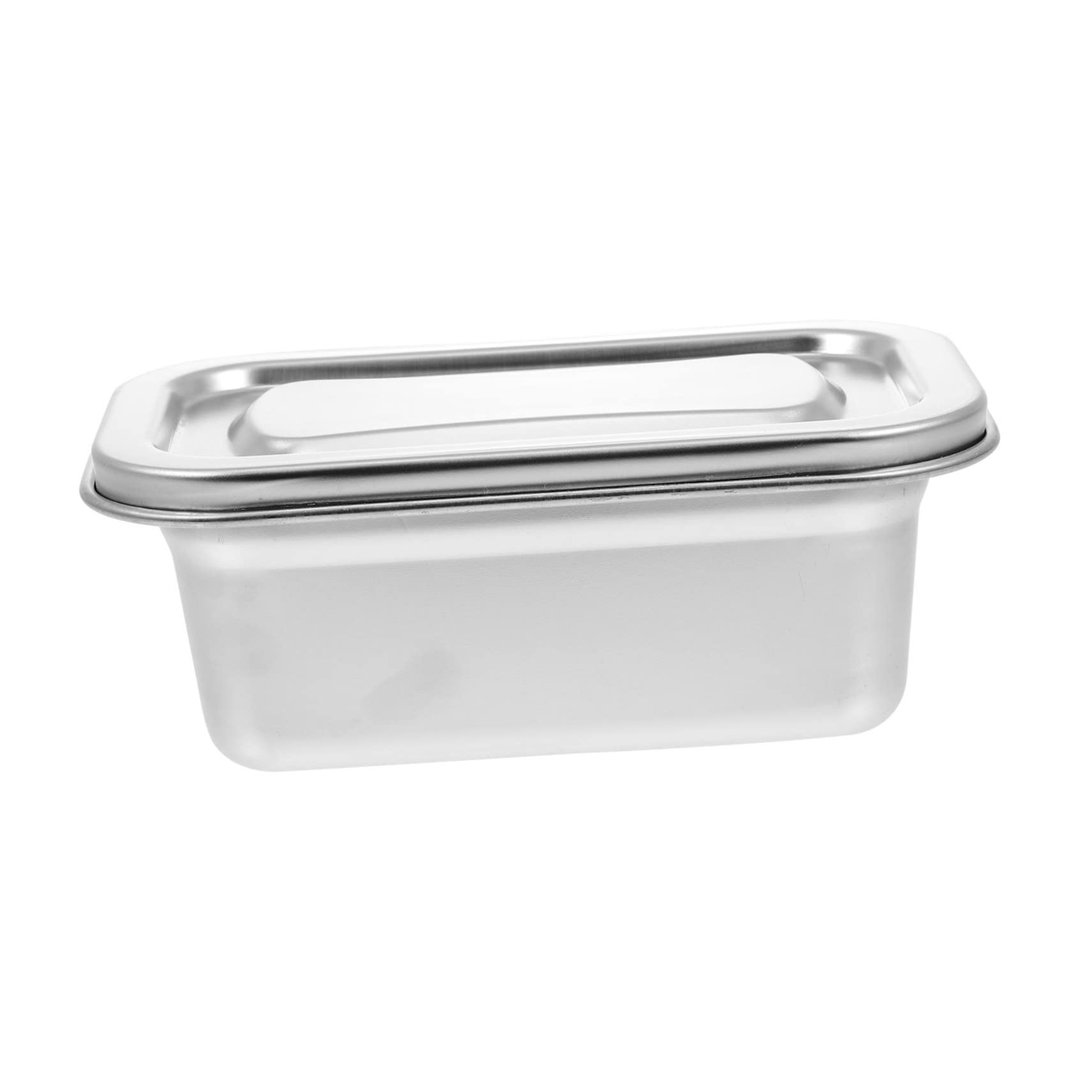 Amazon.com: HOMSFOU Ice Cream Box, Stainless Steel Food Storage ...