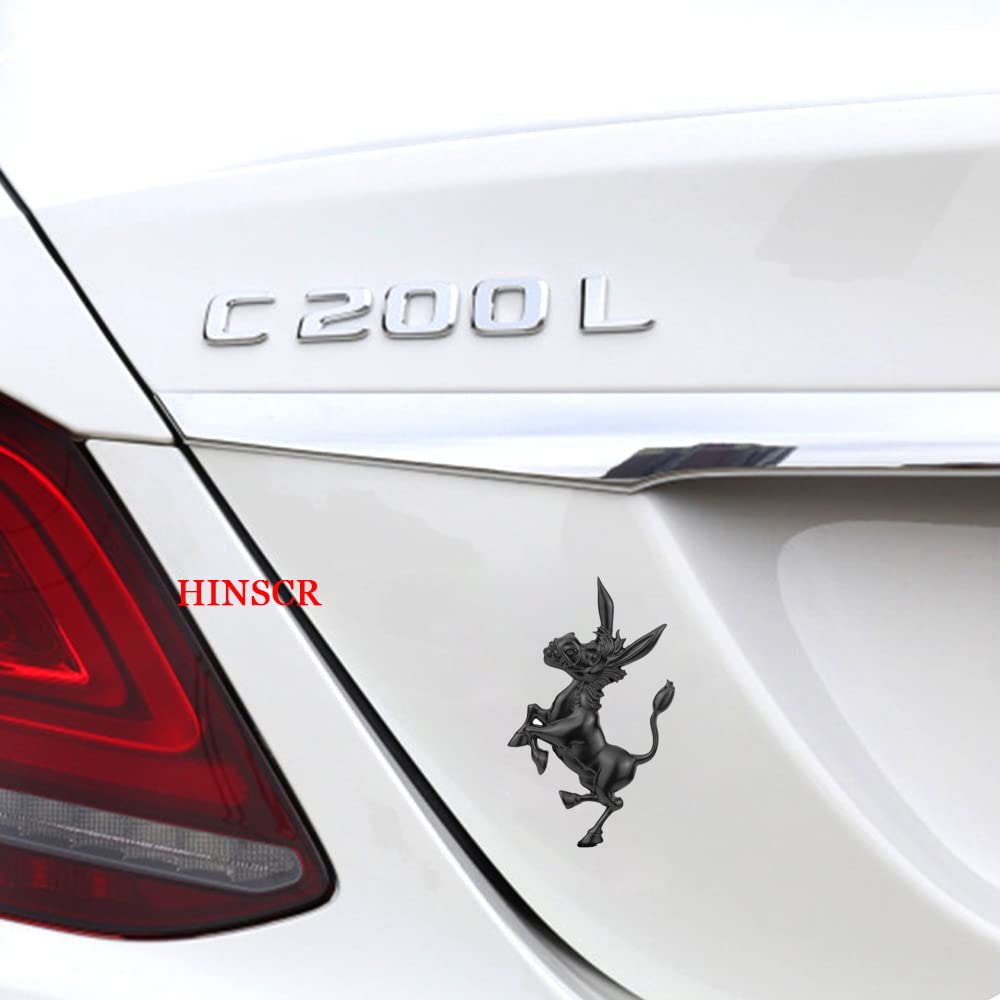 Snapklik.com : Donkey Metal Emblem 3D Car Hood Badge Sticker Cute ...