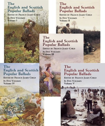 Amazon.com: The English and Scottish Popular Ballads, 5 Volume Set ...