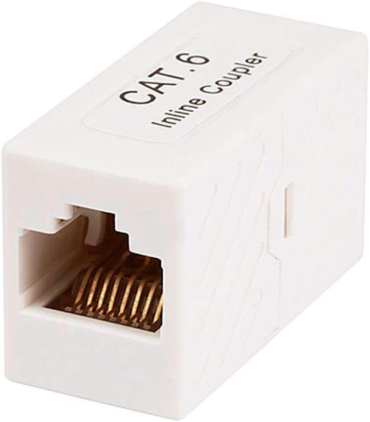 Amazon.com: Monoprice Cat6 RJ45 Modular Inline Coupler, White : Electronics