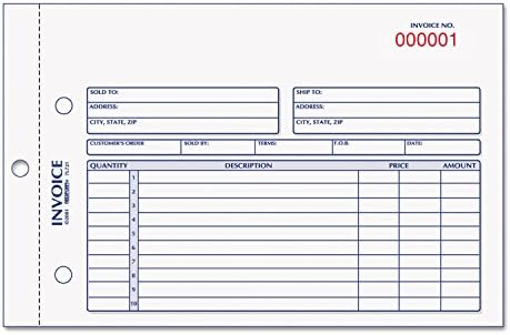 Amazon.com : Rediform Receipt Book, Hard Cover, Carbonless Duplicate ...