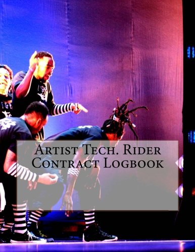 Buy Artist Tech. Rider Contract Logbook: 33 Contracts (99 pages) Book ...