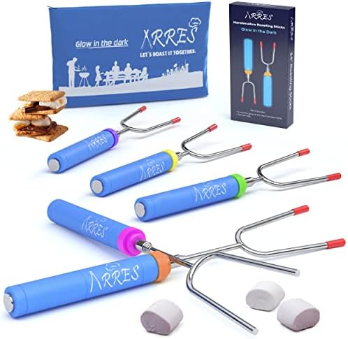 Amazon.com: Jolly Green Products Rotating Marshmallow Roasting Sticks ...