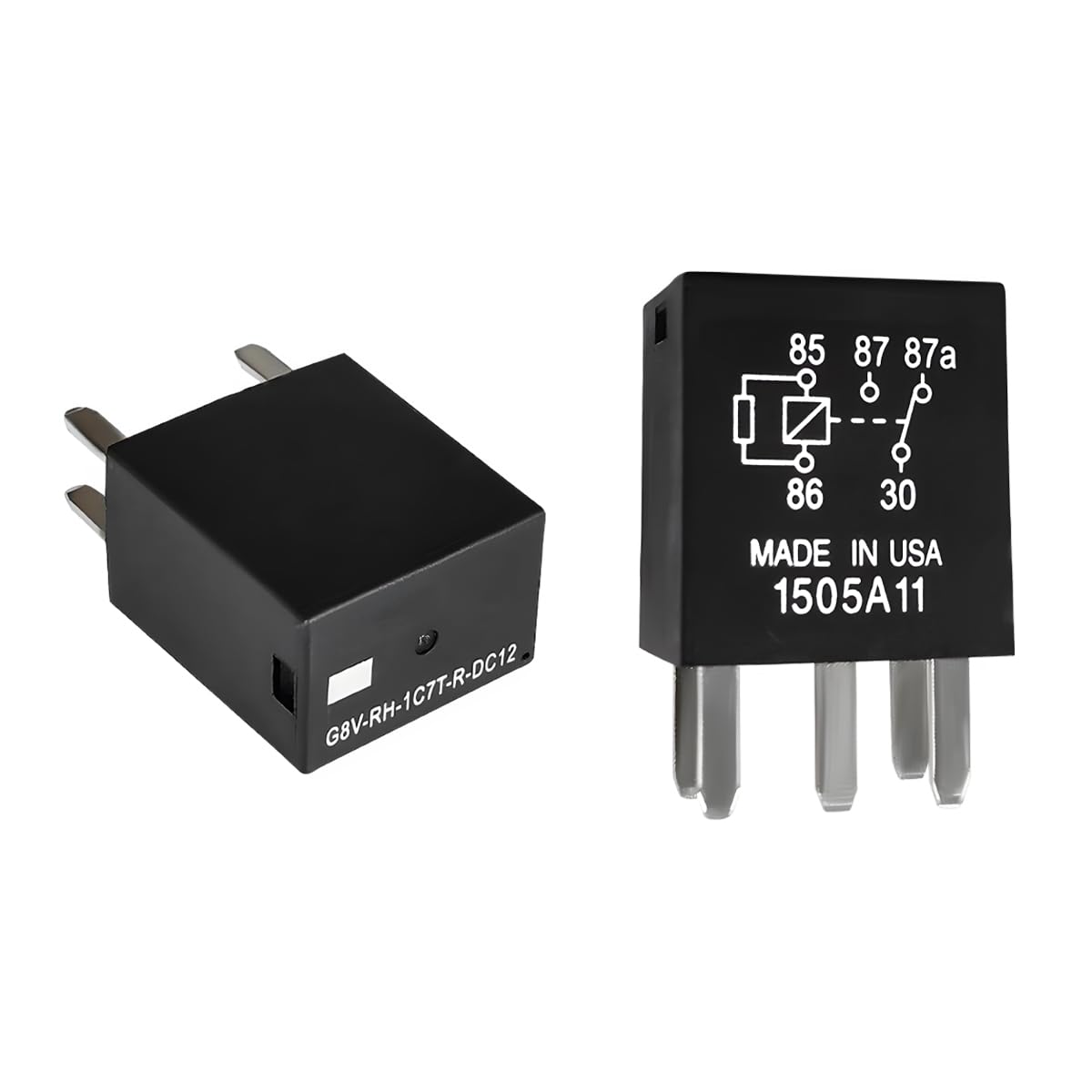 Amazon.com: Wevdn 2 PCS Car Power Relay, 5 Pins G8V-RH-1C7T-R-DC12 Car ...