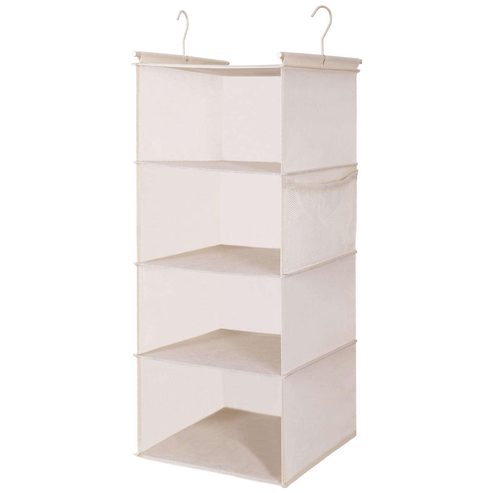Amazon.com: MAX Houser 4 Tier Shelf Hanging Closet Organizer, Space ...