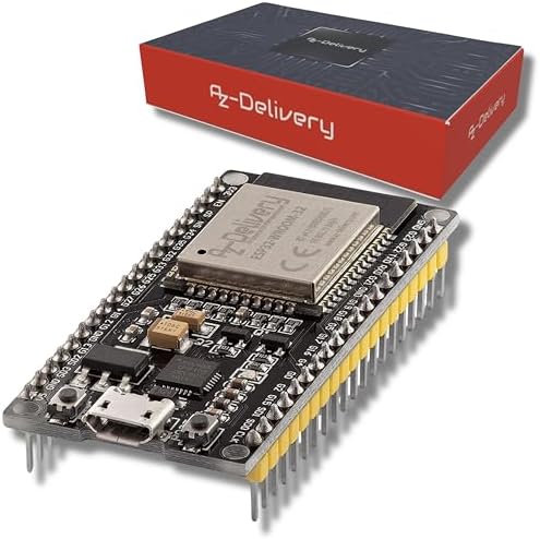 AZDelivery 1 x ESP32 Dev Kit C V4 NodeMCU WLAN WiFi Development Board mit USB-C Anschluss ...