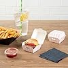 Amazon.com: Restaurantware 2.5 x 2.5 x 2 Inch Mini Burger Boxes 100 ...
