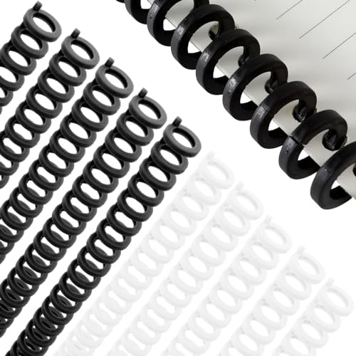 Prasacco 10 Pcs Binding Combs 30 Rings Comb Binding Spines Coil Binding ...