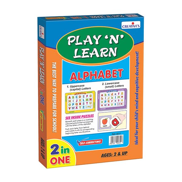 Buy Creative's Play N Learn Alphabets | Puzzle Board Game | Educational ...