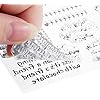 Amazon.com: 4 Sheets Words Clear Stamps for Card Making Silicone ...