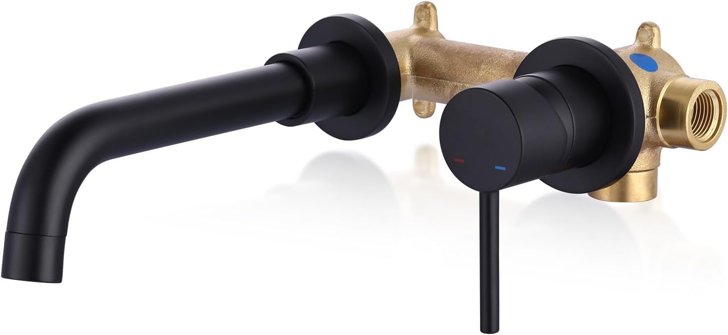 Delta Faucet Wall-Mount Rough-In Valve for Delta Single-Handle Wall ...