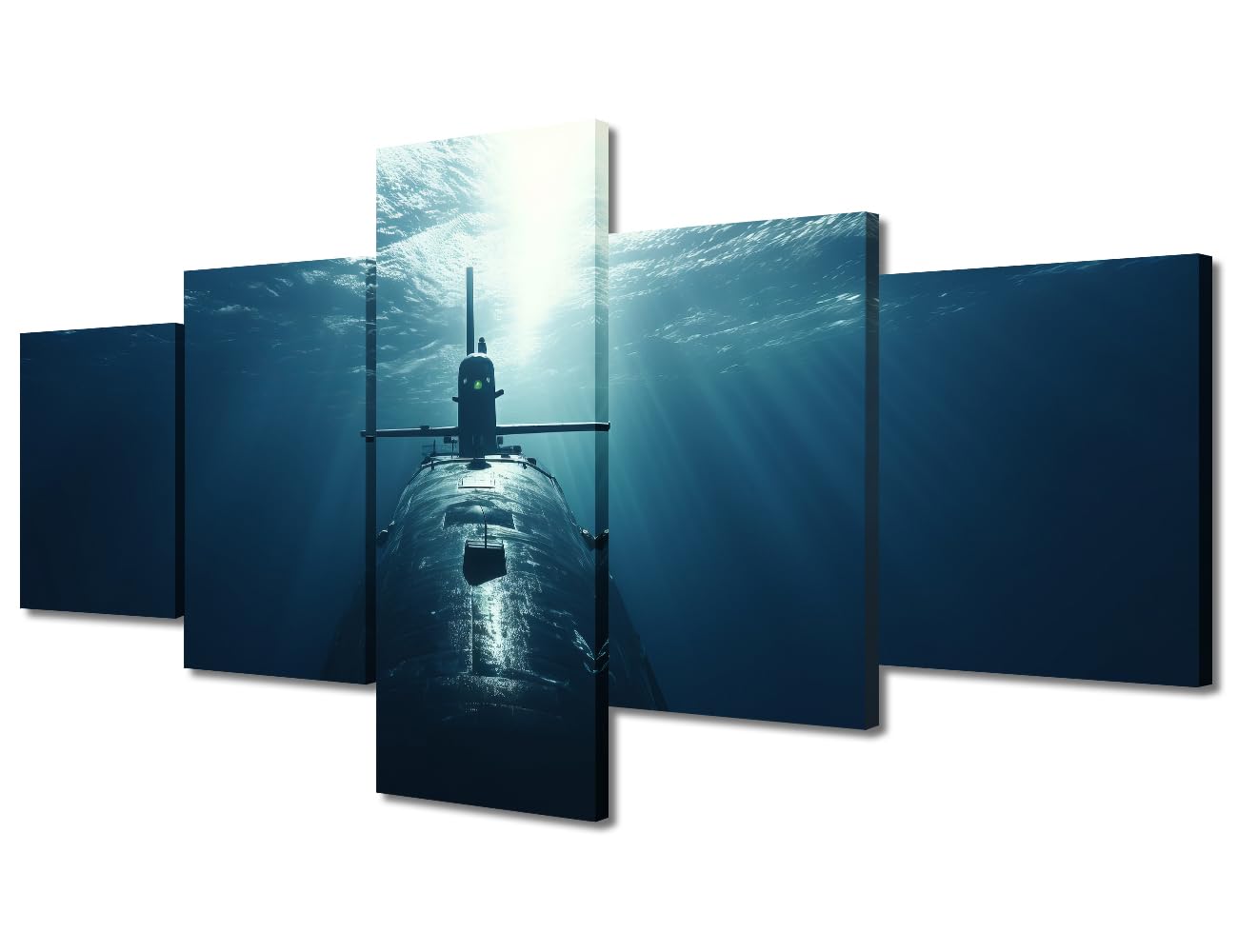 Amazon.com: Naval Submarine Canvas Military Submarine Diving Underwater ...