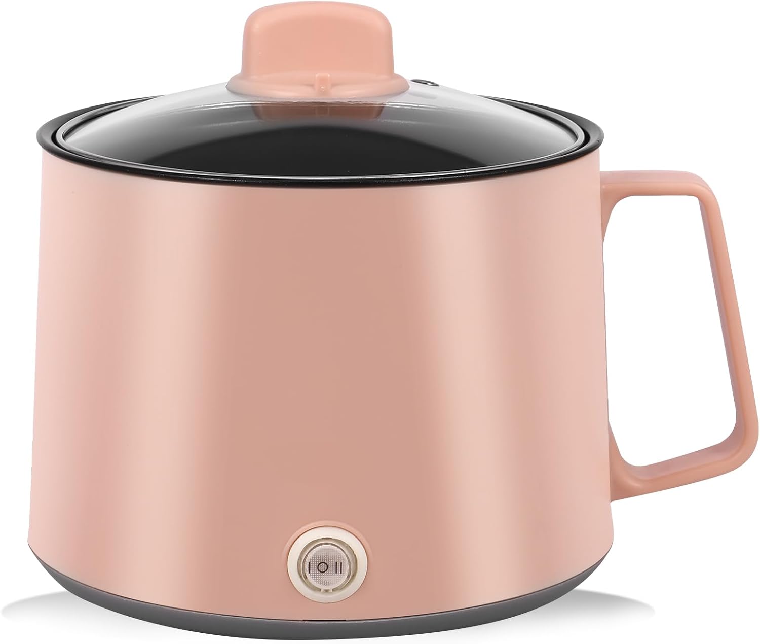 Electric Hot Pot 52oz Mini Cooker 2 Speeds Fast Cooking Nonstick ...