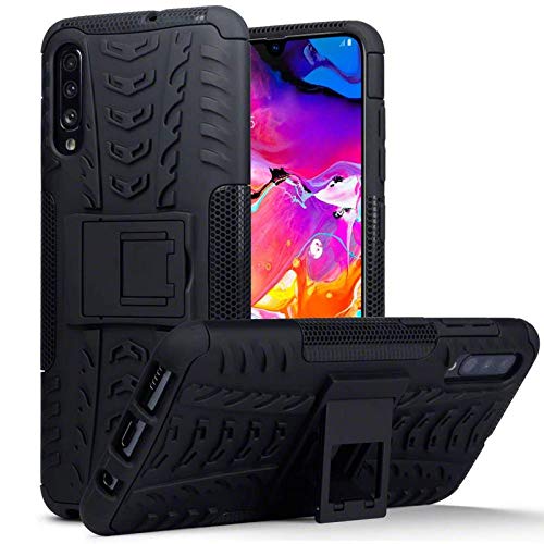 SmartLike Dazzle Back Cover for Samsung Galaxy A70s - Black : Amazon.in ...