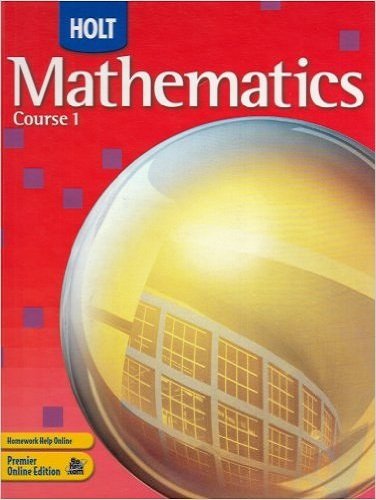 Amazon | Mathematics, Grade 6 Test Prep Workbook Course 1: Holt ...