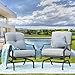 Amazon.com: PatioFestival Rocking Patio Chairs Outdoor Metal Furniture ...