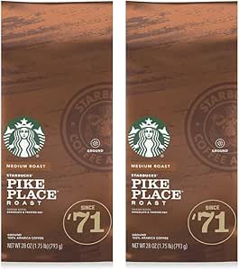 Amazon | [2袋] スターバックス パイクプレイスロースト (粉) 793g×2袋 | Generic | 焙煎 通販