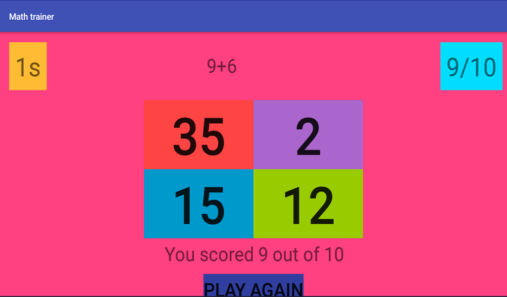 Math Trainer - App on Amazon Appstore