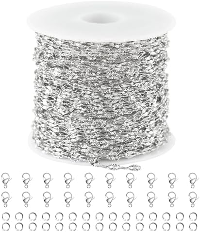 Amazon.com: Kyutong 5 Meters Stainless Steel Jewelry Making Chain Roll ...